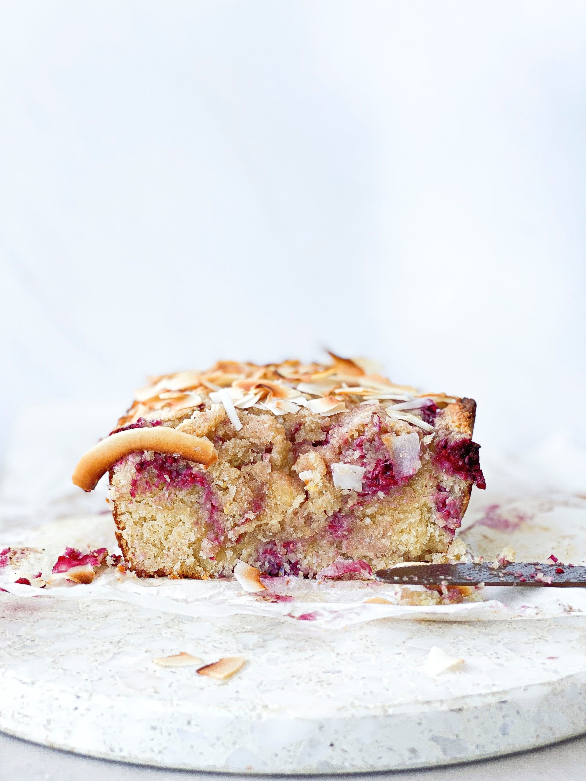 Raspberry and Coconut Loaf - Naturopath To You - Brisbane
